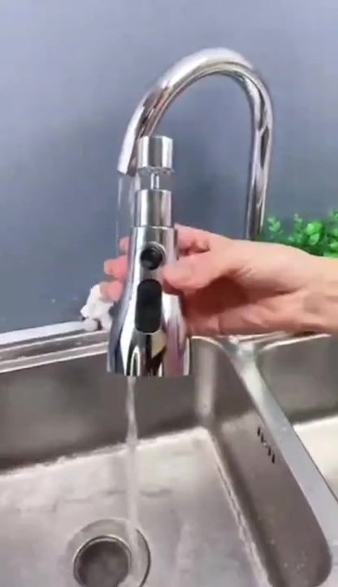 SANOOR®- Kraan opzetstuk - 360 graden draaien - 3 standen - Afwassen ...