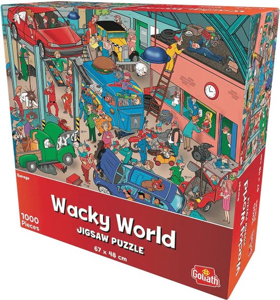 Goliath Wacky World puzzel - GARAGE - 1000stukjes | bol