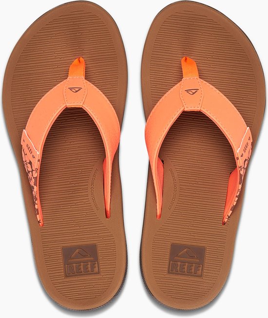 Reef Santa Ana Poppy Dames Slippers - Oranje - Maat 38,5 | bol