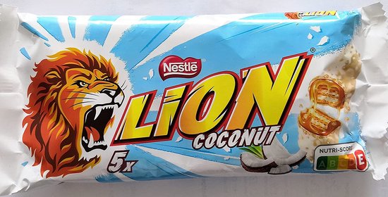 Nestlé - Lion Chocoladerepen coconut - 2x 5 Pack 150g | bol