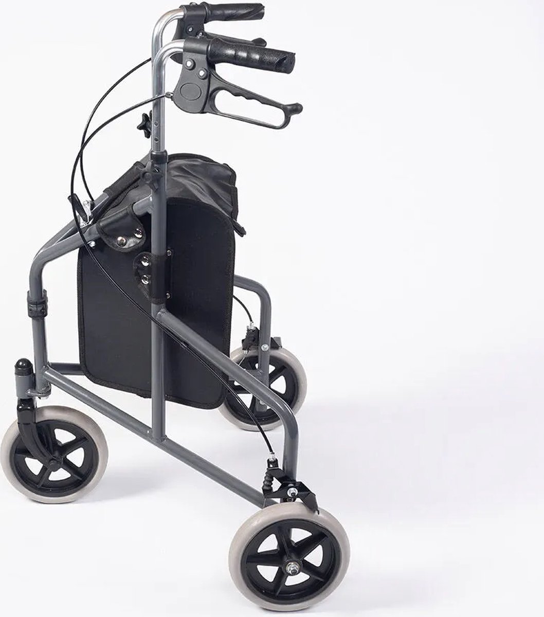 Lichtgewicht 3 wiel rollator - Opvouwbaar en voor binnen en buiten ...