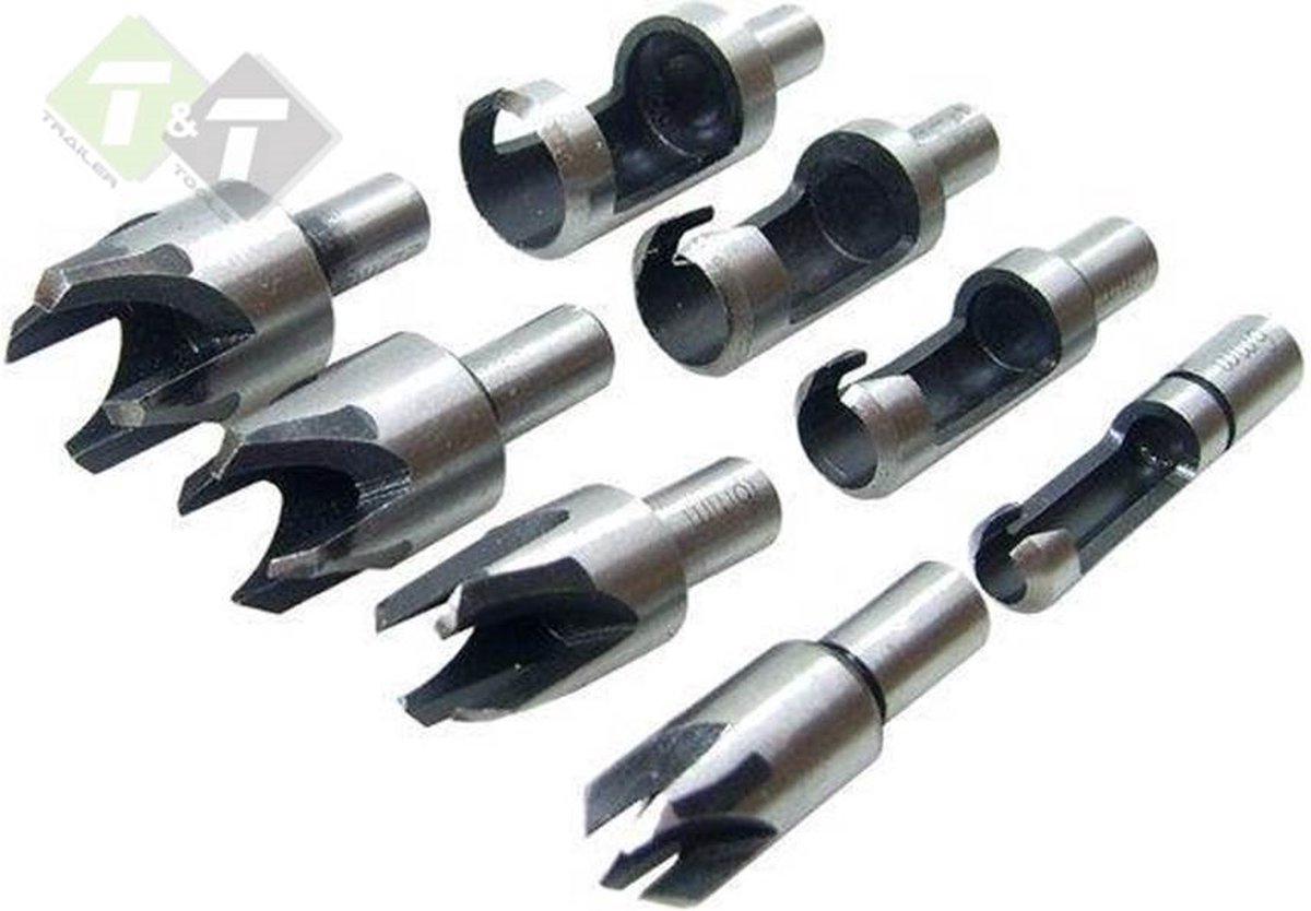 Boorset, Proppenboor, Boor set 8 delig, Hofftech | bol.com