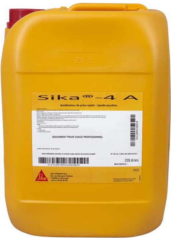 SIKA Activator -4a - Voor snelle uitharding - 20L | bol.com