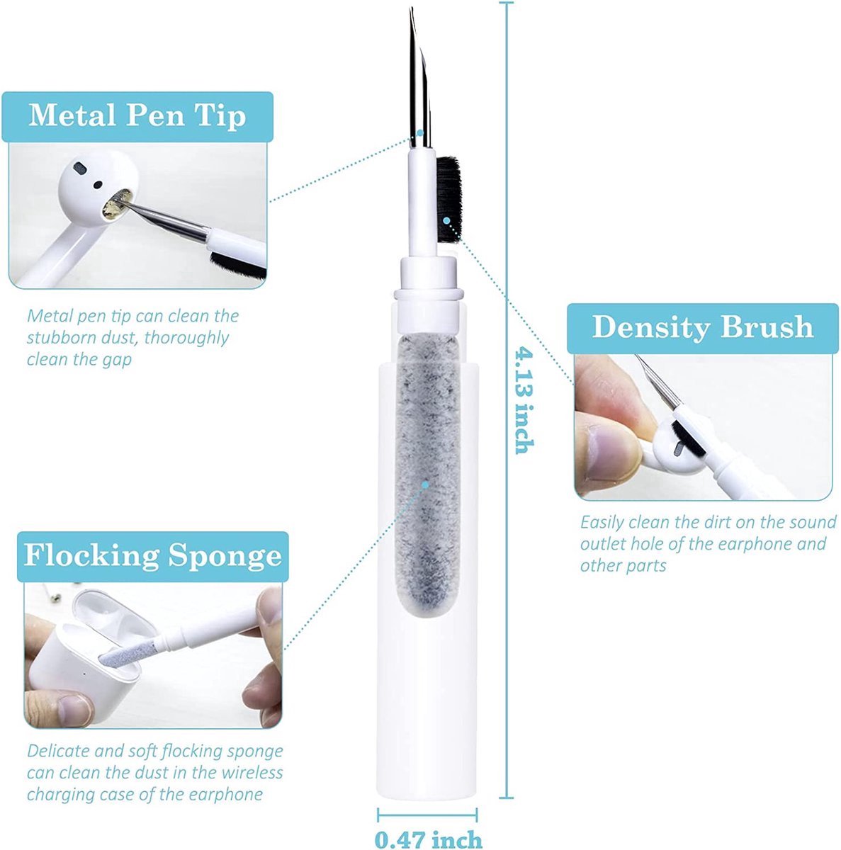 Airpod Cleaning - Pen 3 in 1 - Schoonmaken - Airpods - Economisch ...