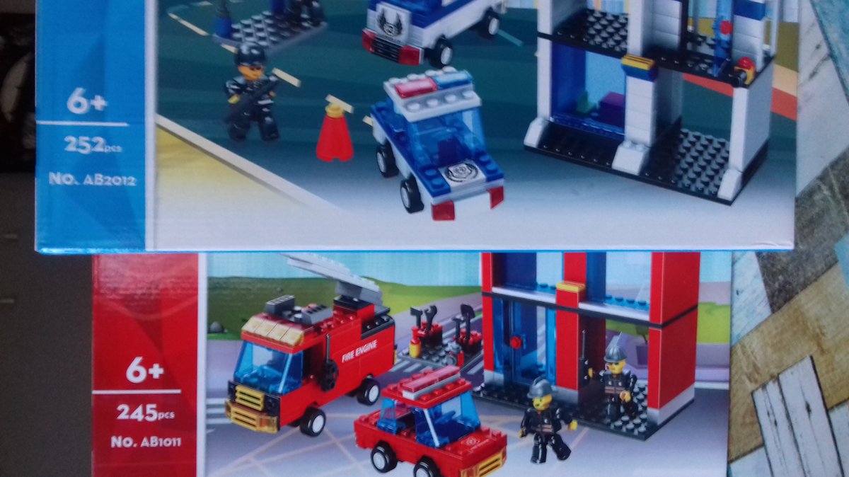 2 dozen blocks blokken , brandweer en politie nu sterk afgeprijsd | bol.com