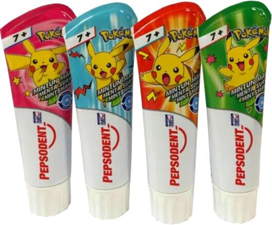 Pepsodent kindertandpasta (pikachu) 10x 75ml | bol
