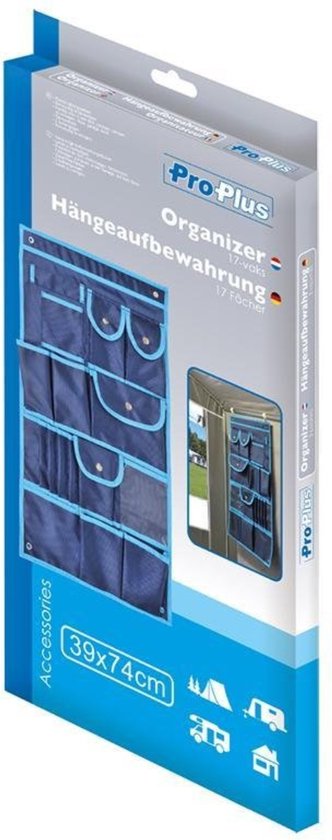 ProPlus organizer 17-vaks 74 x 39 cm blauw | bol