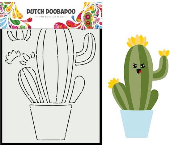 DDBD Card Art Build up Cactus 2 A5 | bol