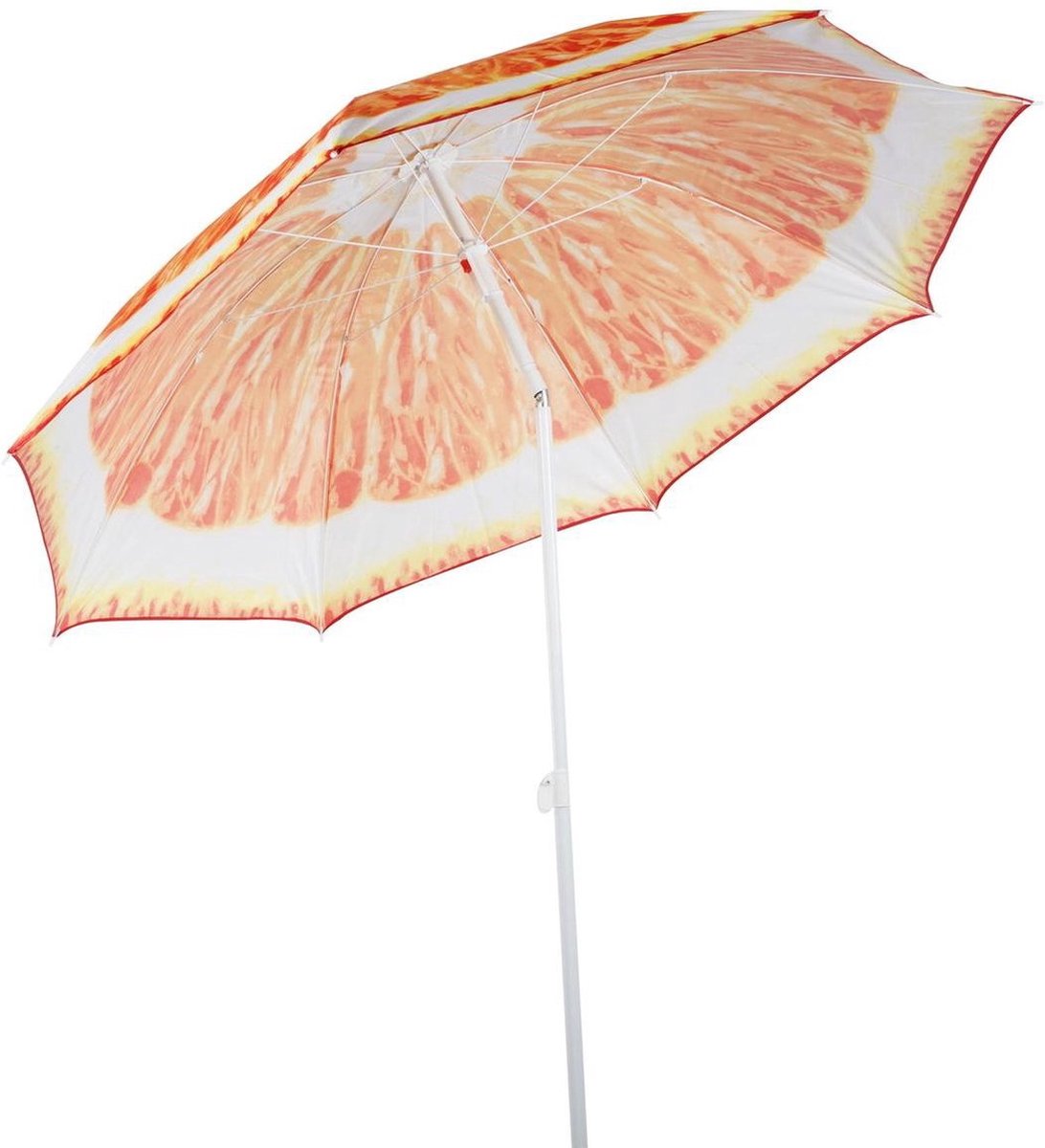 Lifetime Verstelbare Strandparasol / Parasol met Sinaasappel Print - Ø ...