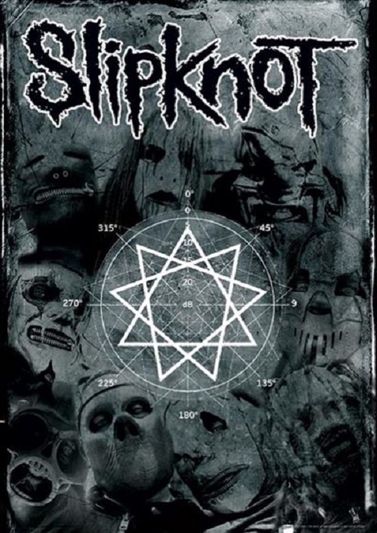 Slipknot Pentagram Art Print 30x40cm | Poster | bol