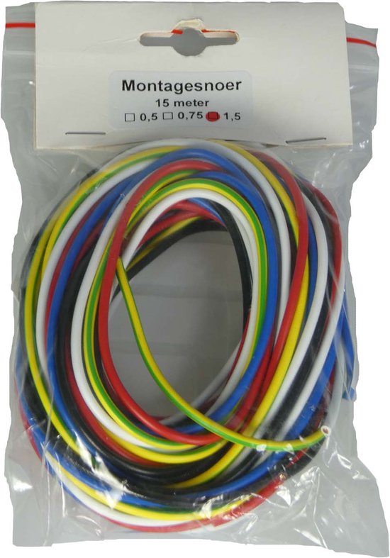 Shall montagedraad 1,5mm² | bol.com
