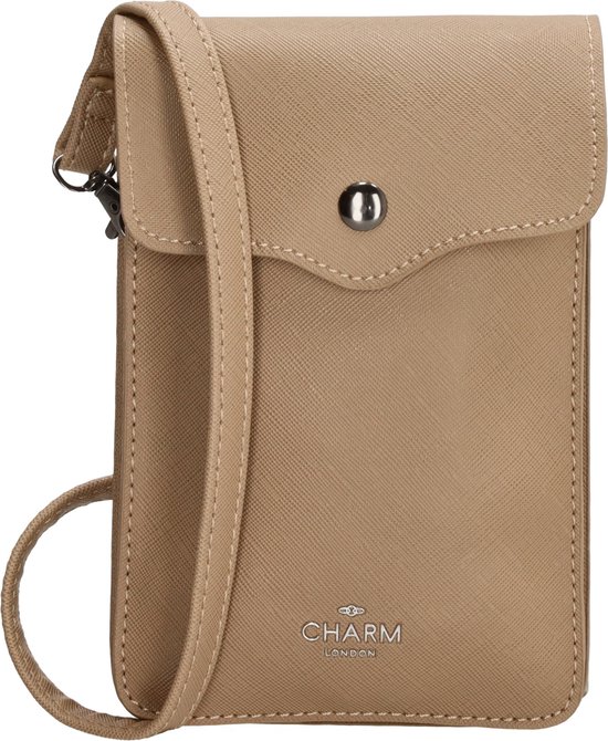 Charm London Piccadilly Telefoontasje - Lichttaupe | bol