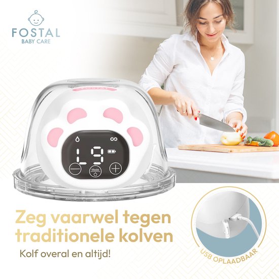 Fostal Draadloze kolf apparaat 2 Stuks - Borstkolf - Borstkolf ...