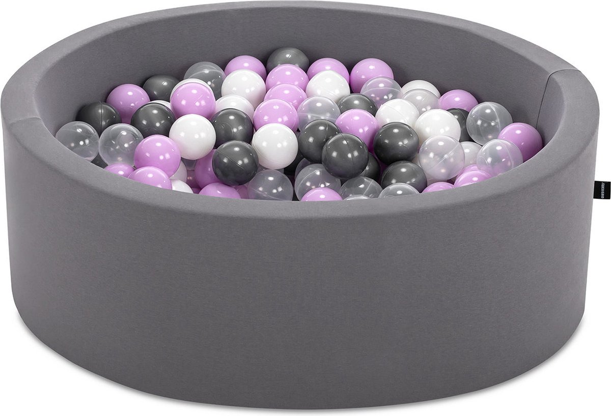 Ballenbak babys - Grijs - 200 ballen in de kleuren Wit, Grijs ...