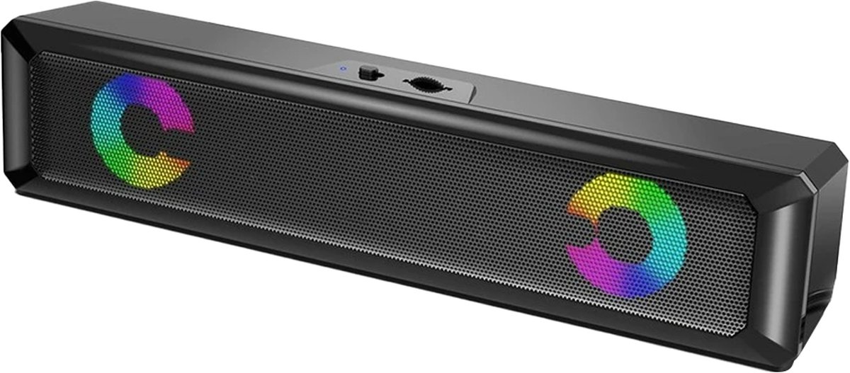 RAIDER RGB Soundbar PC Gaming Speaker - 3,5 jack aansluiting en USB ...
