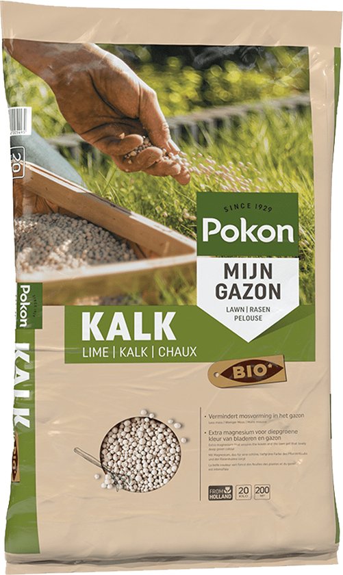 Pokon Bio Kalk - 20kg - Voor een betere Bodemstructuur | bol