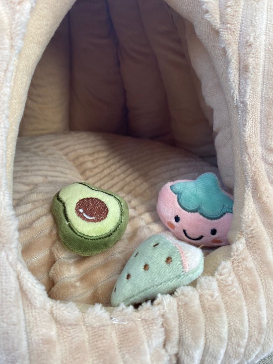 By Tiekeman Kattenmand Pompoen - Beige - Luxe Kattenmand - Kattenkussen ...