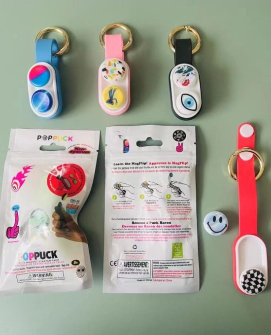 Calle Ocho® Poppuck Magnet - jouet de pouce magnétique popsocket ...