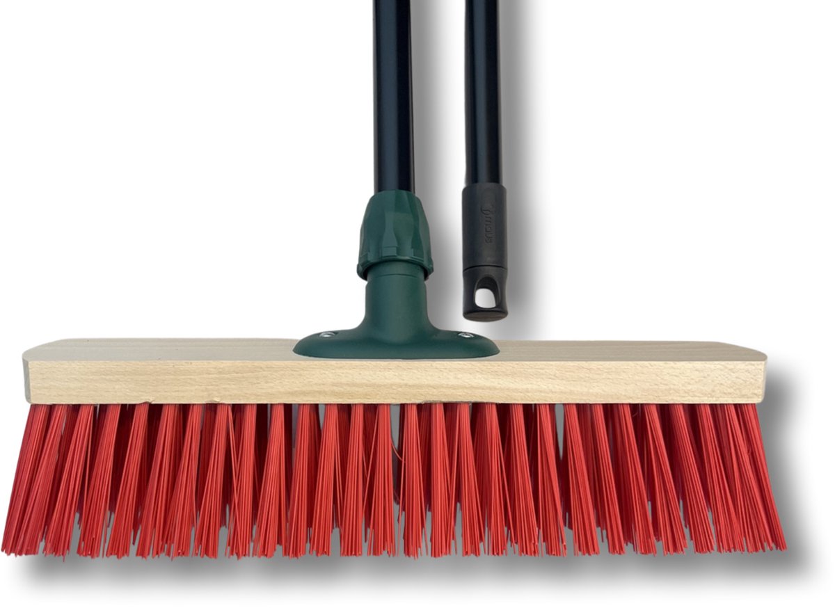 Balai MAUS Classic extérieur 40 cm - balai de route en PVC dur en bois ...