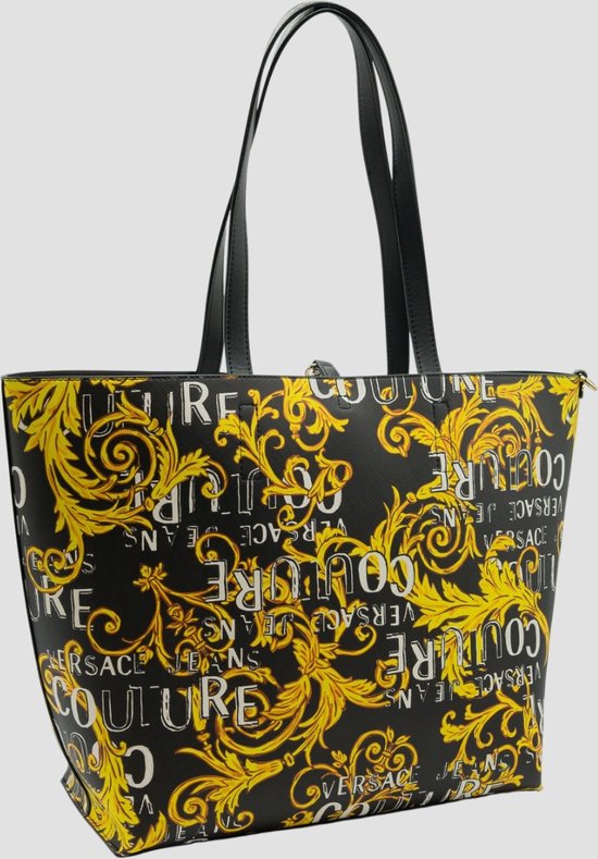 Versace Jeans Reversible Shopper Sketch 1 Shoppers Dames - Zwart - Maat ...