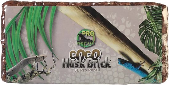 Pro Reptil Coco Husk Brick - 6l | bol