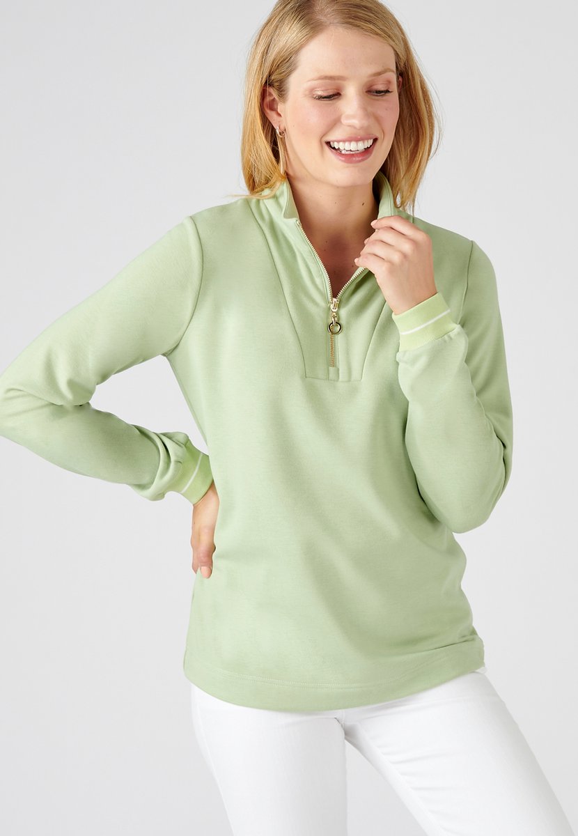Damart - Sweater - Dames - Groen - M | bol.com
