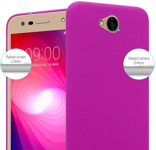 Cadorabo Hoesje voor LG X POWER 2 in FROSTY ROZE - Hard Case ...