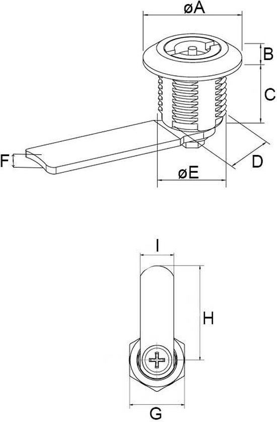 Dubbelbaard D5 kantelslot - M22 - 21mm | bol