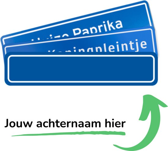 Straatnaambord met eigen tekst | Fotofabriek | Straatnaambord met eigen ...