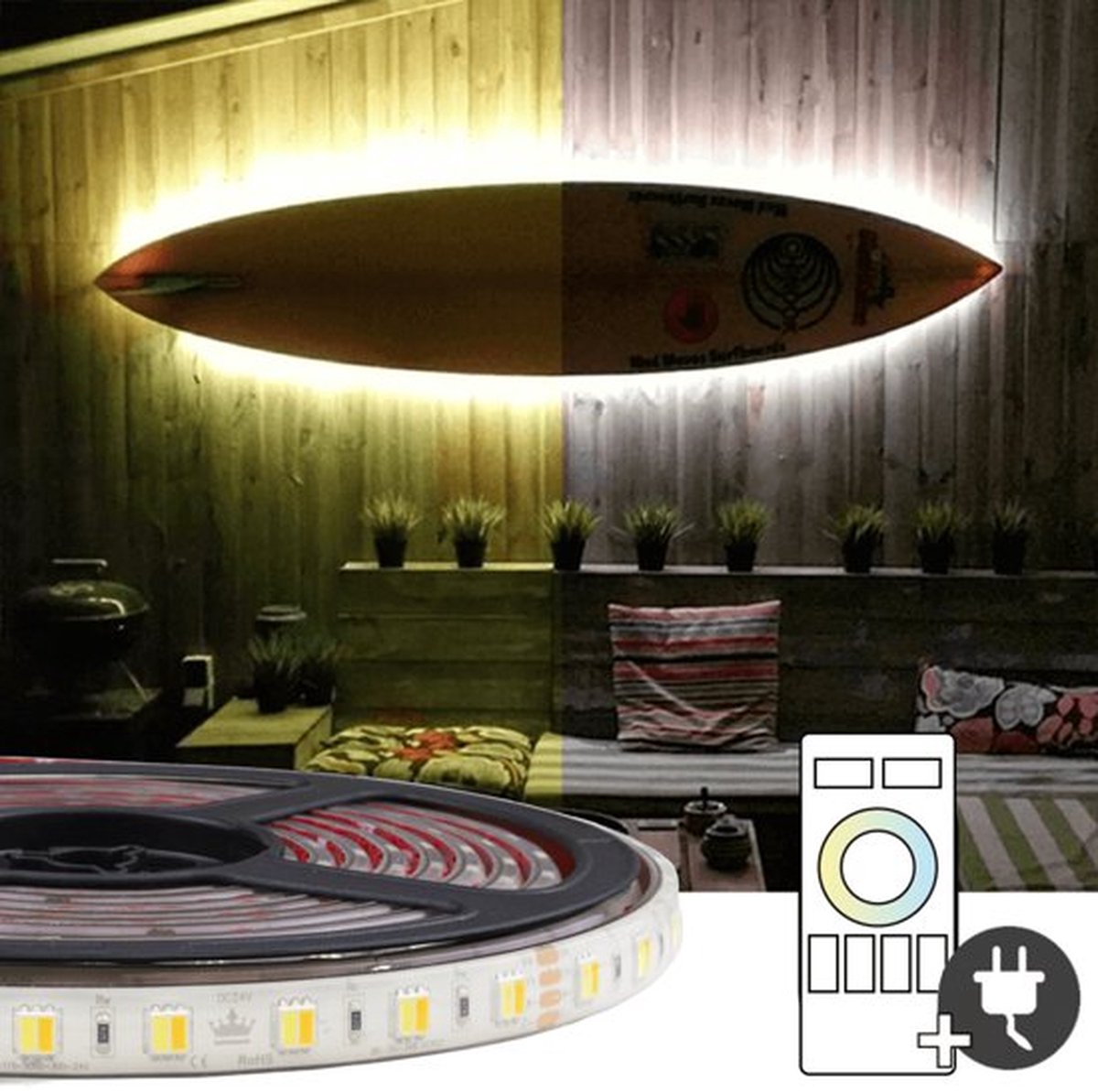 Zigbee led strip - 3 meter - Dual White - IP20 | bol.com