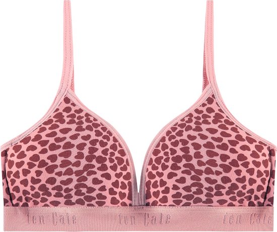 ten Cate Basics voorgevormde bh top hearts voor Meisjes | Maat 65B | bol