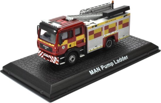 MAN Pump Ladder - Editions Atlas Collection 1:72 Classic Fire Engines ...