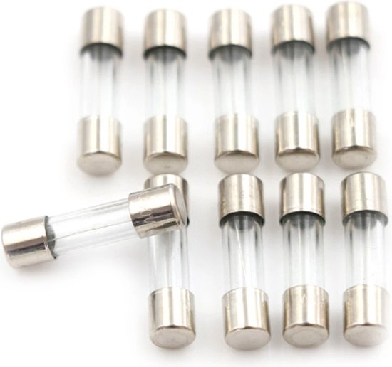 Glaszekering 6x30mm 1A SNEL 10-stuks | bol