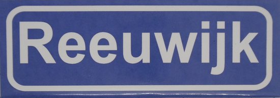 Koelkast magneet plaatsnaambord Reeuwijk. | bol