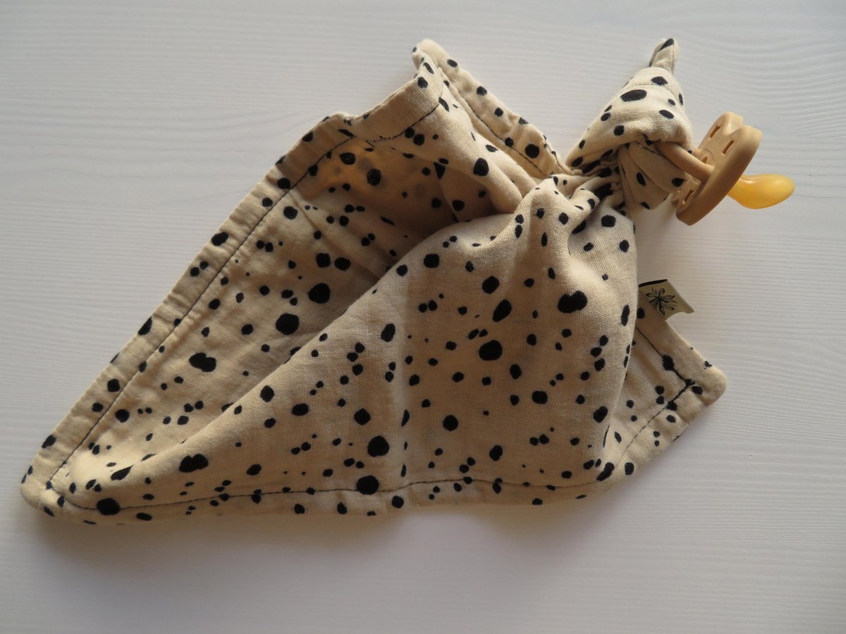 Tutdoekje - Speendoekje - knuffeldoekje - babydoekje - beige ...