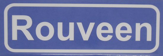 Koelkast magneet plaatsnaambord Rouveen. | bol