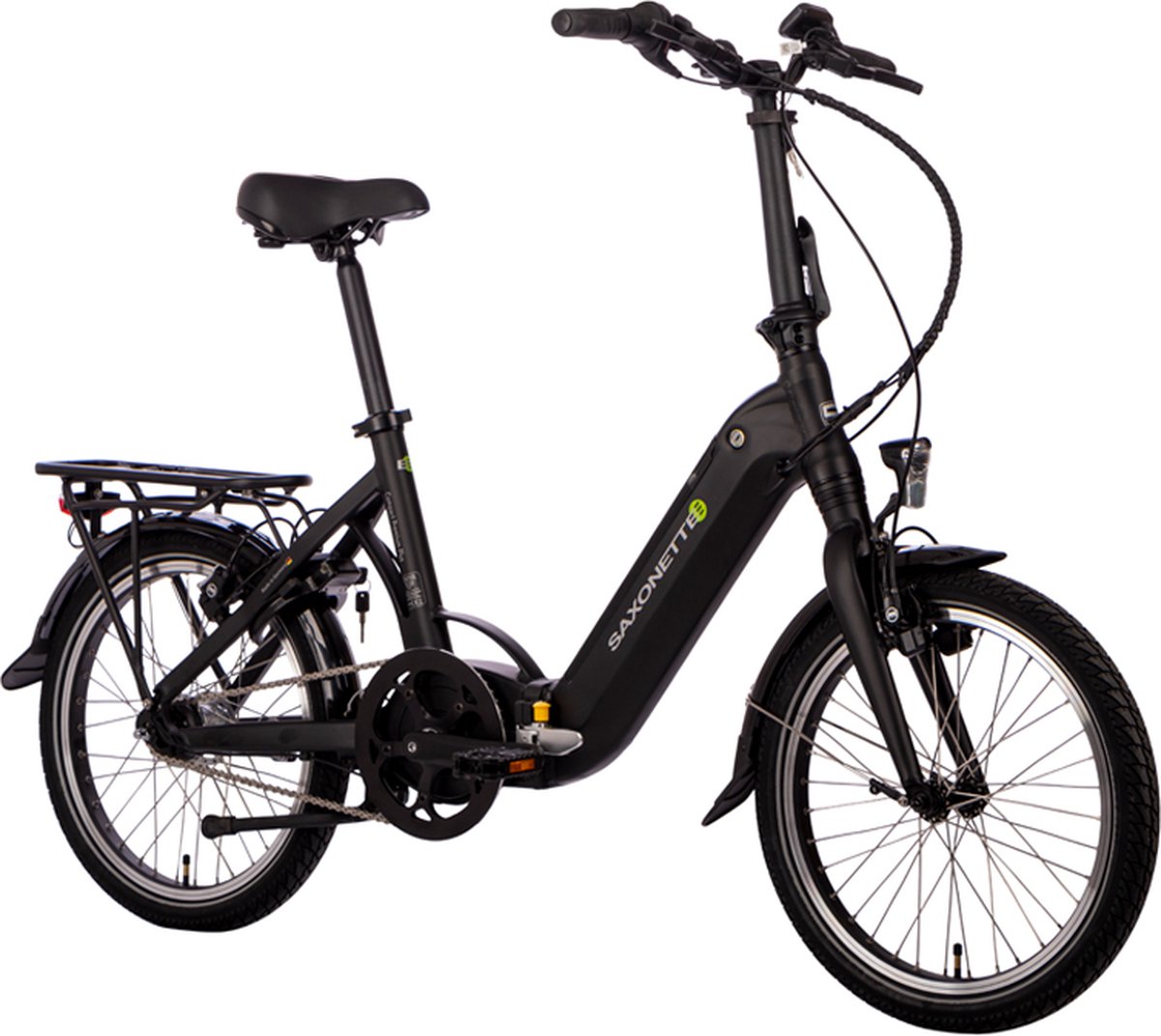 Elektrische vouwfiets, Compact Premium Plus, middenmotor, Nxs 7, zwart ...