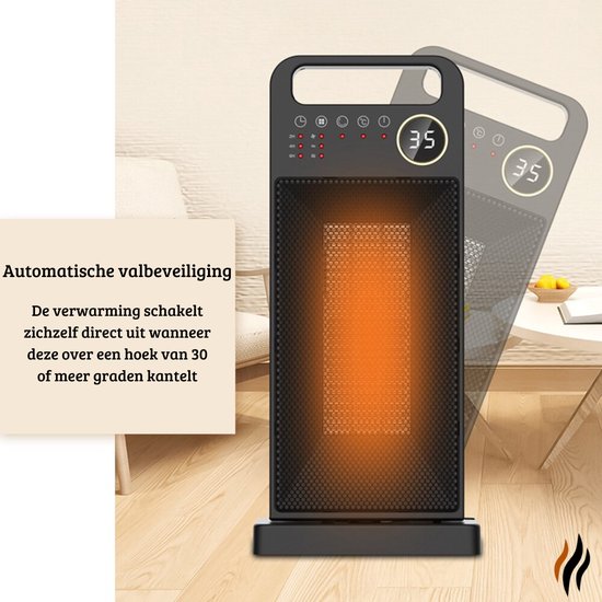 FlowShop - Elektrische Verwarmer - Elektrische Kachel - Keramische ...