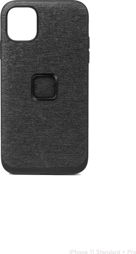 Peak Design - Mobile Everyday Fabric Case iPhone 11 - Charcoal | bol
