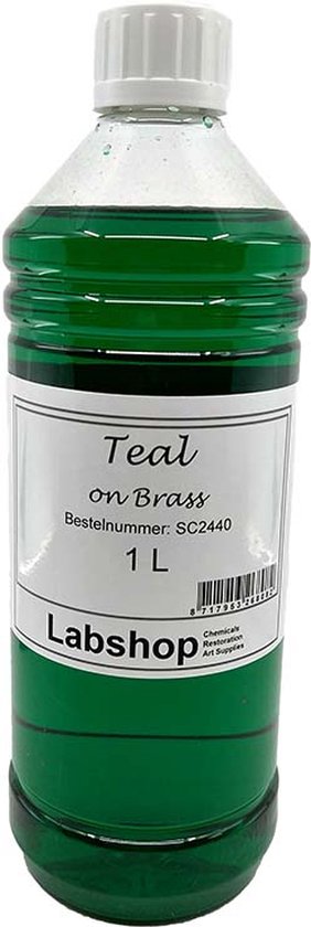 Labshop - Teal on Brass - 1 liter | bol