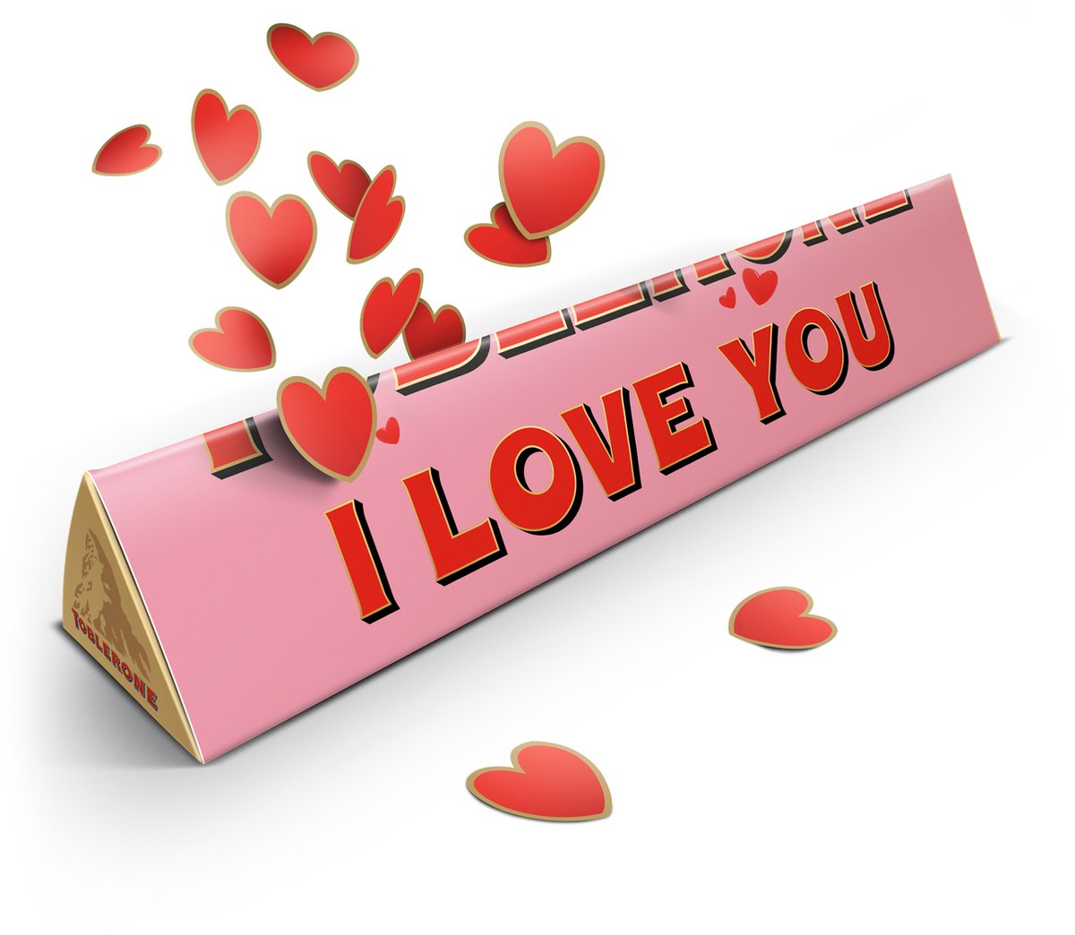 Toblerone L Chocoladereep - 360 gram - Boodschap "I Love You ...