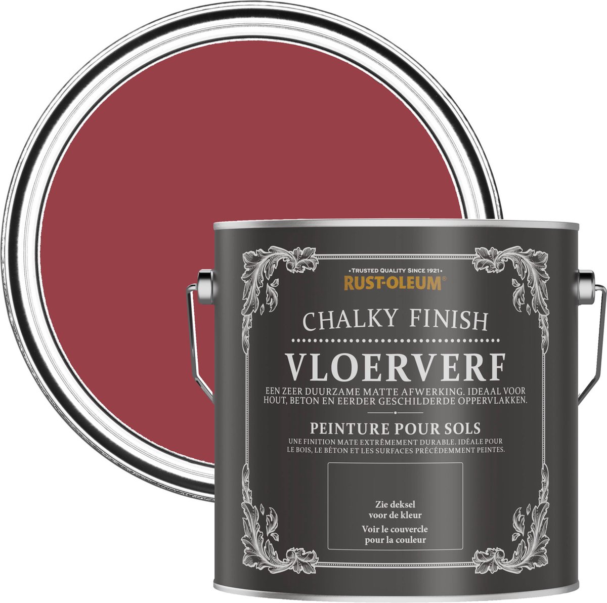 Rust-Oleum Rood Vloerverf - Soho 2,5L | bol
