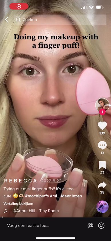 Finger Puff ® Concealer Spons – Make-up Spons - Vingerspons ...