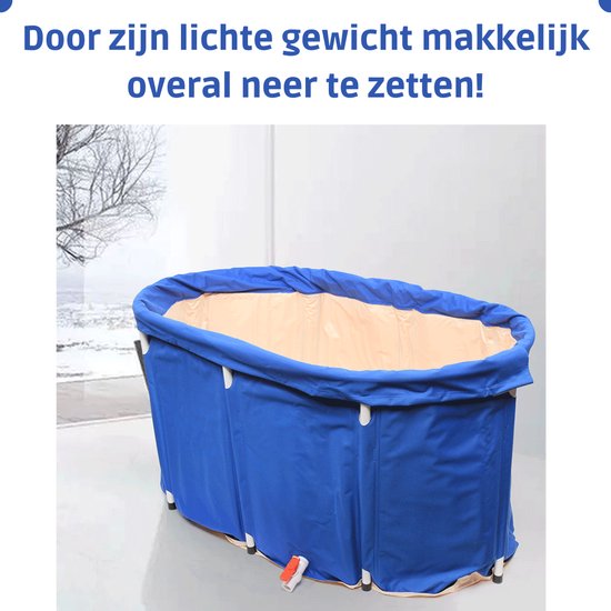 Ijsbad - Opvouwbaar Bad - Zitbad Voor Volwassenen - Ice Bath - XL ...