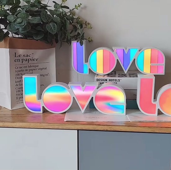 LED Love Letters – Neon verlichting – Sfeerlicht – Voor binnen ...