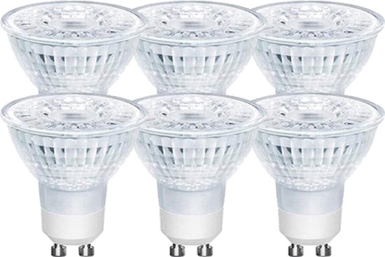 Energetic LED Spot GU10 4.6W 2700K 230V - Extra Warm Wit - 6 stuks | bol