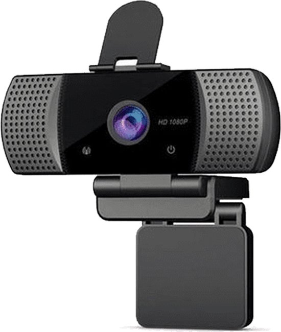FHD Webcam + Statief USB 1080P - USB2.0 - Zwart | bol.com