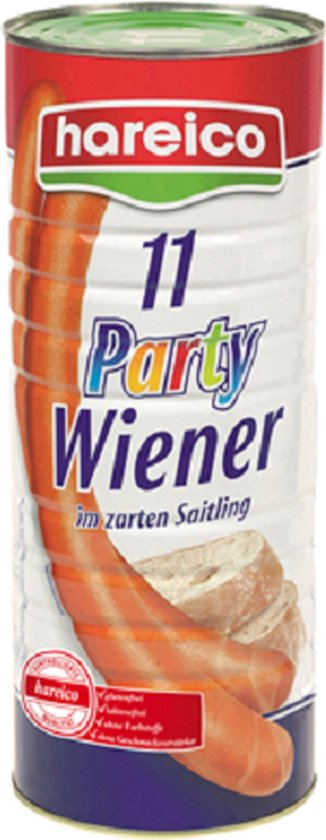 Hareico Weense worstjes in natuurdarm - blik van 1,70 kg | bol