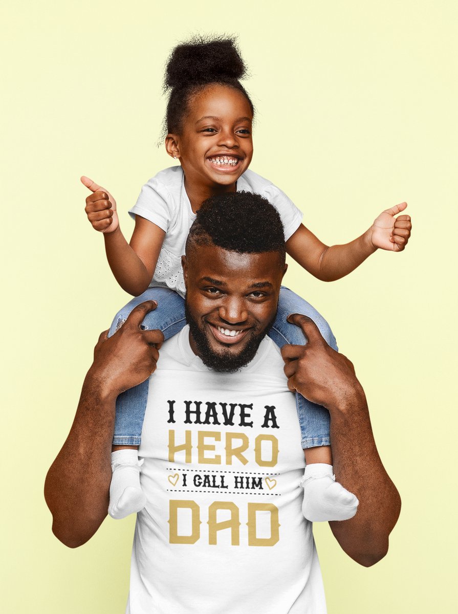 Shirt - I have a hero I call him dad - Wurban Wear | Grappig shirt ...