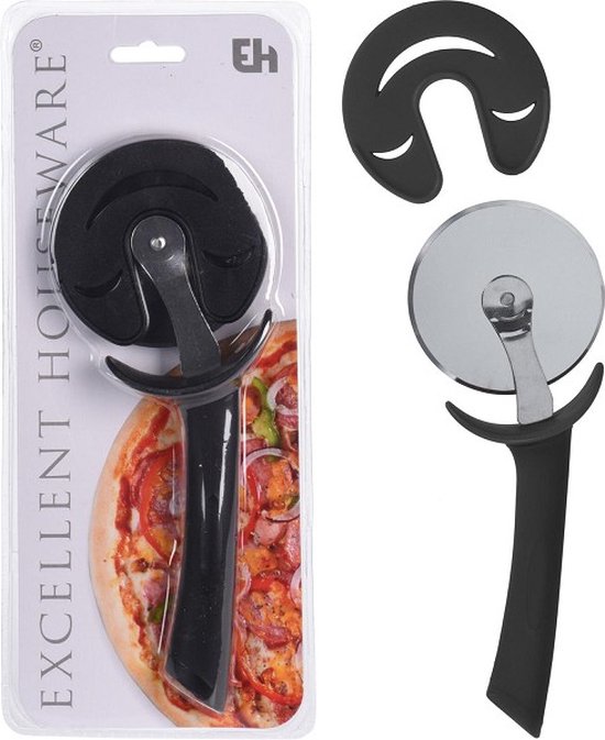 roestvrij staal – pizzaroller, pizzasnijder wiel, pizzames met elegante ...